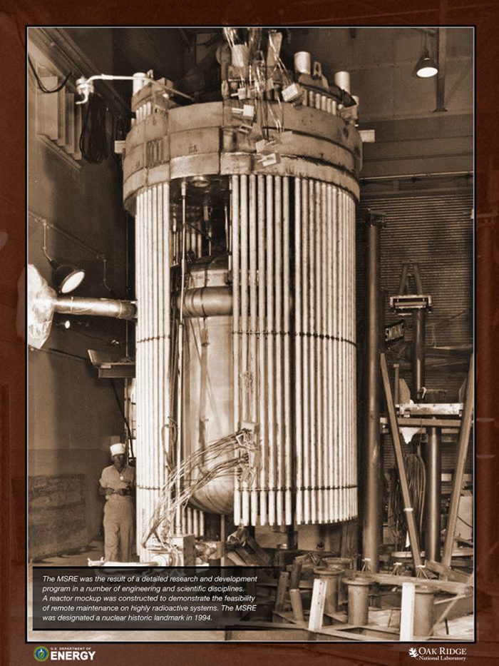 50th MSRE Anniversary - Vessel with Heaters - Thorium Energy Alliance